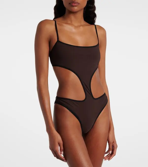 Roberto Cavalli Halterneck One Piece Swimsuit