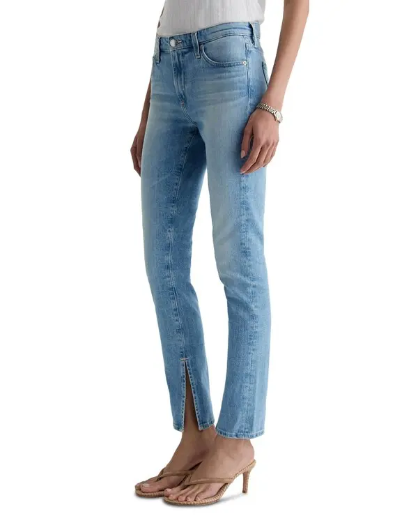 Ag Prima Mid-rise Slim Straight Jeans