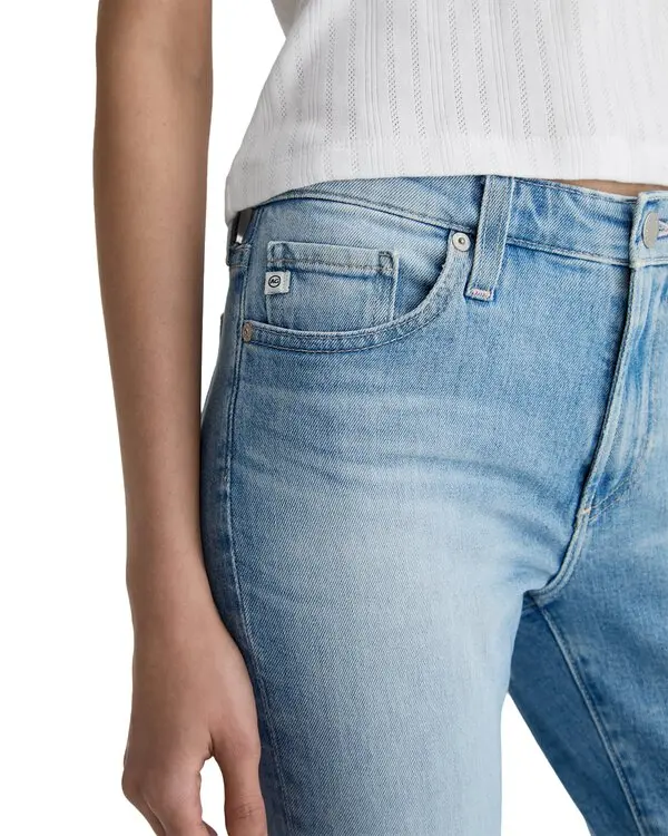 Ag Prima Mid-rise Slim Straight Jeans