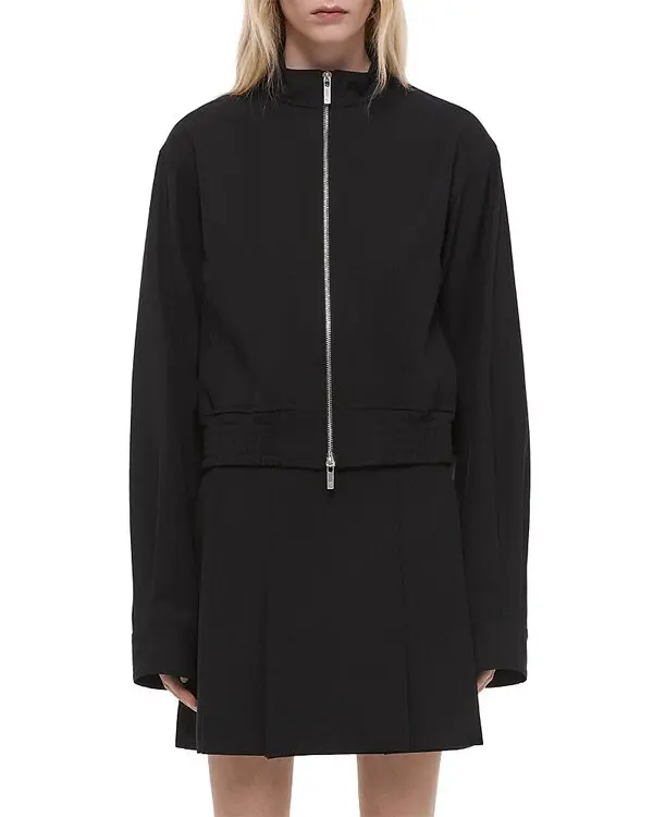 Helmut Lang Gab Bomber Wool Jacket