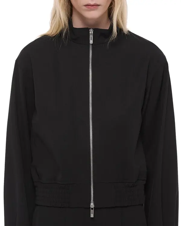 Helmut Lang Gab Bomber Wool Jacket