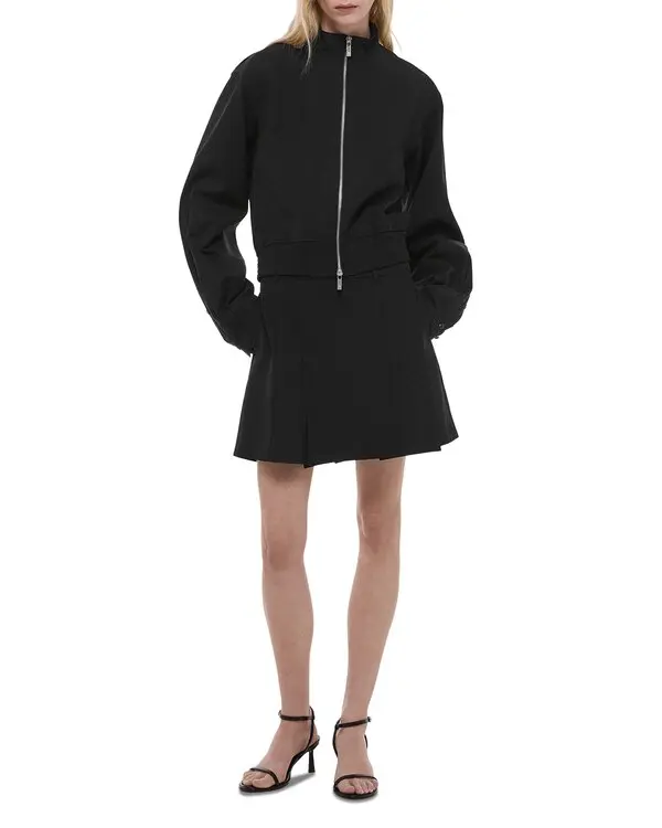 Helmut Lang Gab Bomber Wool Jacket