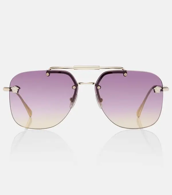 Versace Medusa Aviator Sunglasses - Multicoloured