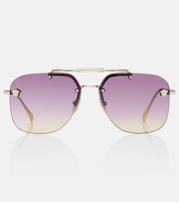 Versace Medusa Aviator Sunglasses - Multicoloured