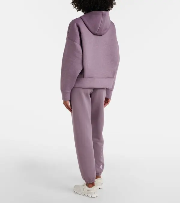 Adidas By Stella McCartney Logo Zip-up Hoodie - Purple
