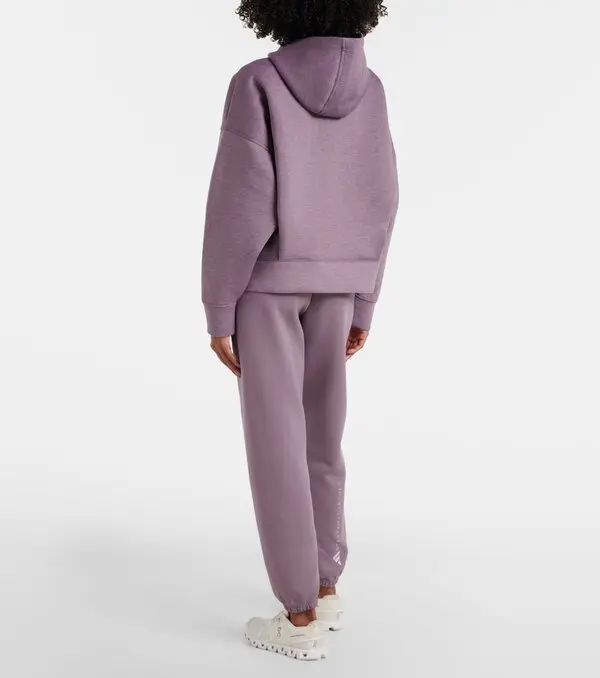 Adidas By Stella McCartney Logo Zip-up Hoodie - Purple