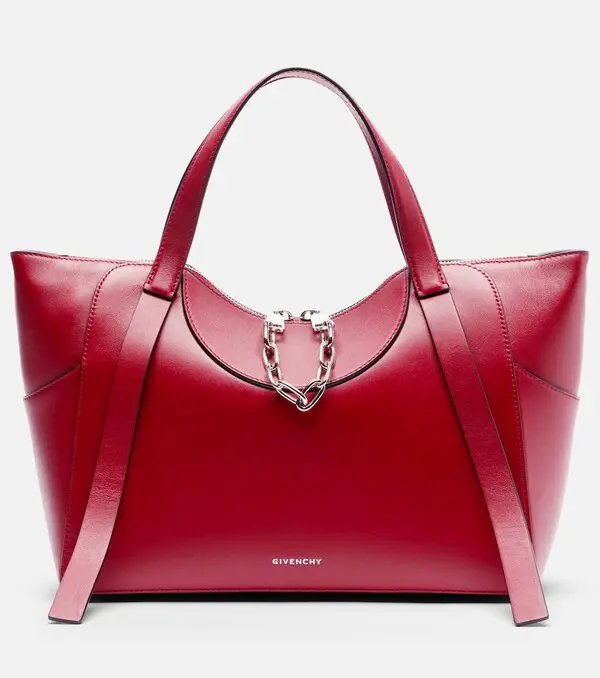 Givenchy The Snatch Medium Leather Top-handle Bag - Red