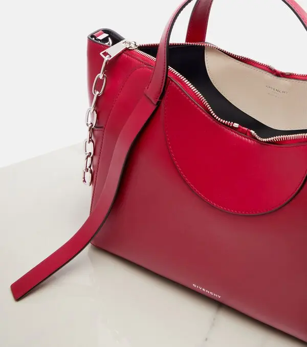 Givenchy The Snatch Medium Leather Top-handle Bag - Red