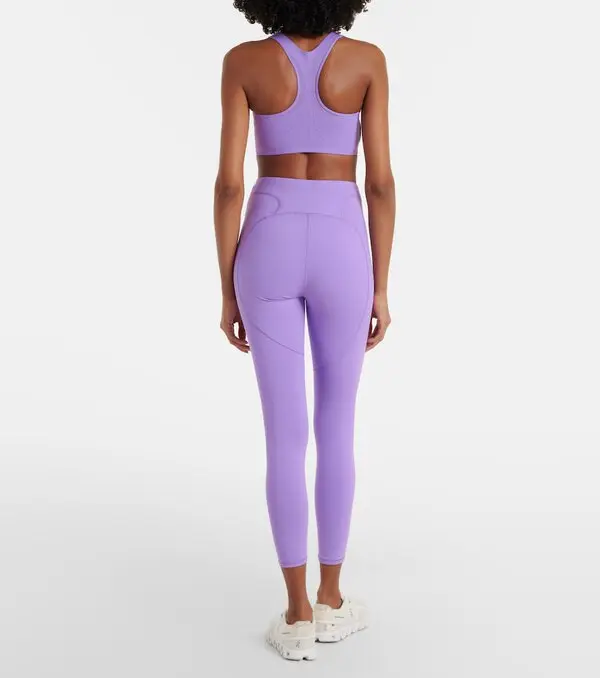 Adidas By Stella McCartney Logo Sports Bra - Purple