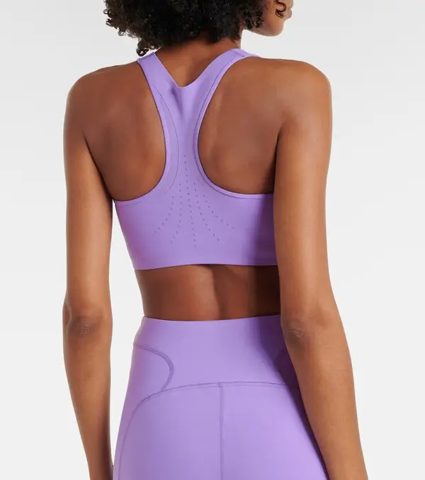 Adidas By Stella McCartney Logo Sports Bra - Purple