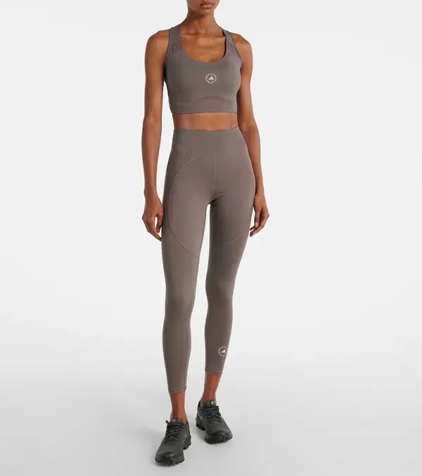 Adidas By Stella McCartney High-rise Leggings - Grey