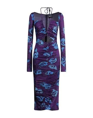 Versace Midi Dress Size Viscose, Elastane - Purple