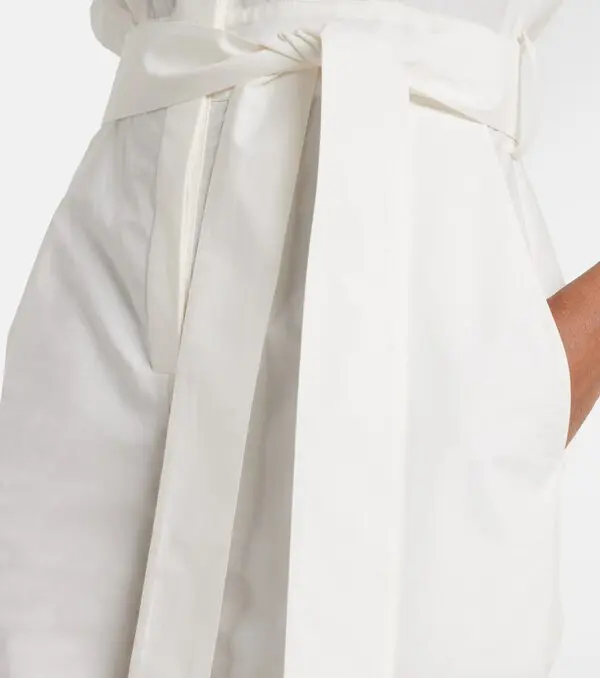 Elie Saab Belted Cotton Jumpsuit