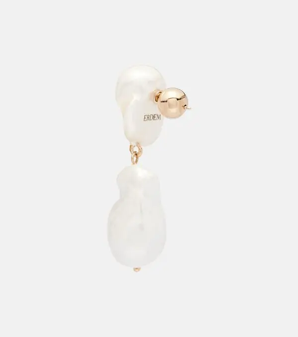 Erdem Drop Pearl Earrings
