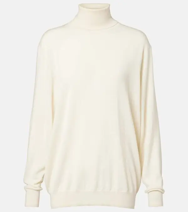 THE ROW Nabari Cashmere Sweater - White