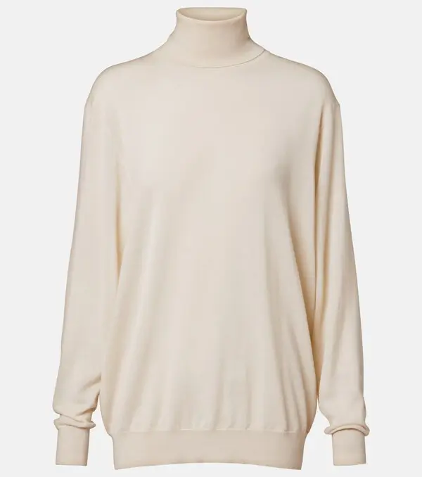 THE ROW Nabari Cashmere Sweater - White