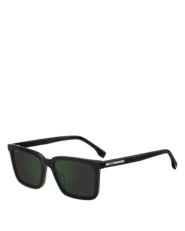 Hugo Boss 55mm Rectangular Sunglasses - Black