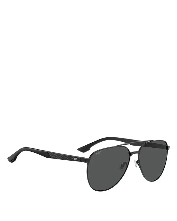Hugo Boss Pilot Sunglasses, 61mm