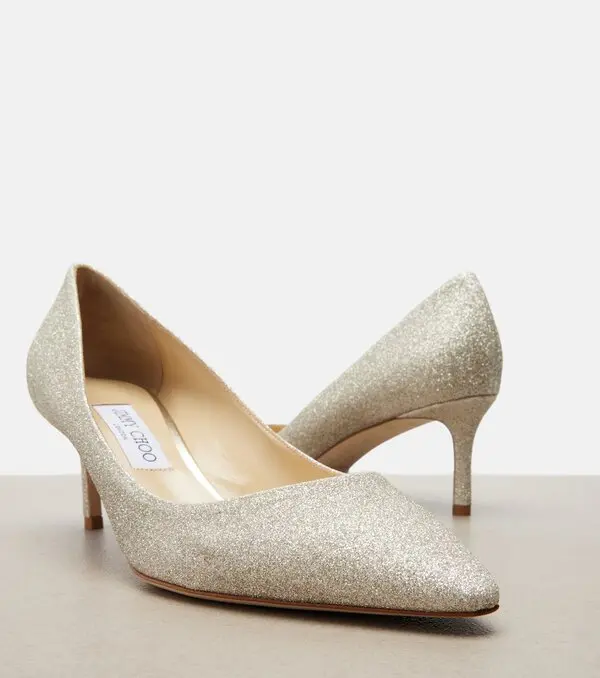 JIMMY CHOO Romy Glitter Pumps