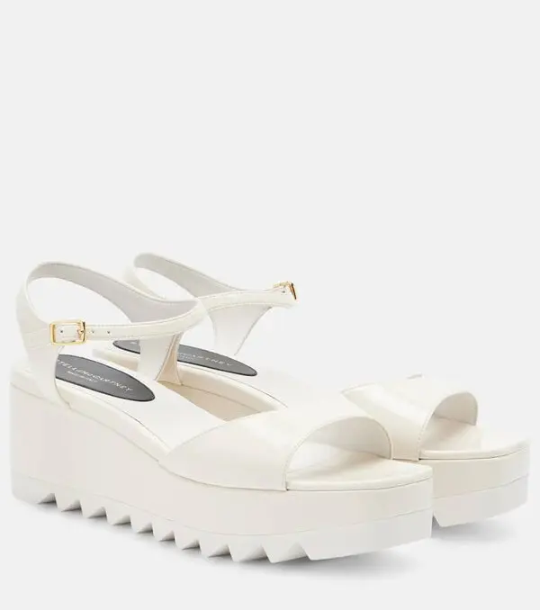 Stella McCartney Elyse Platform Sandals - White