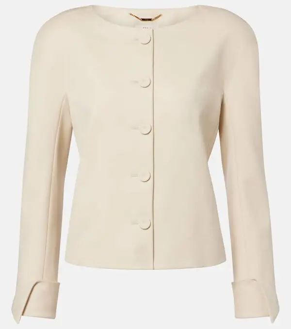 Chloé Virgin Wool Jacket - Beige