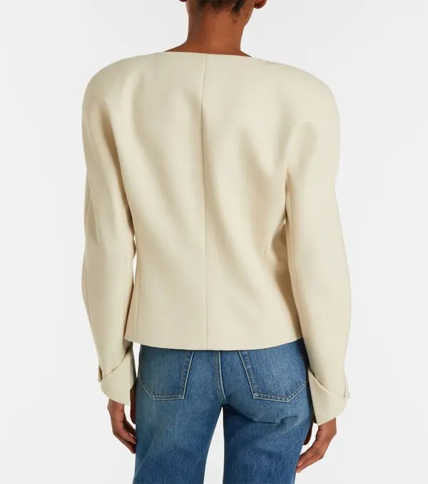 Chloé Virgin Wool Jacket - Beige