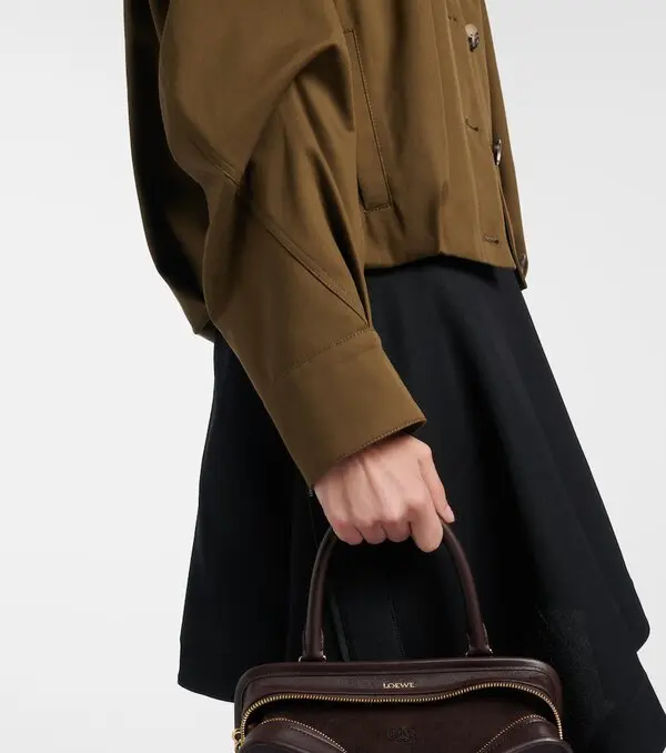 Loewe Cotton And Silk Jacket - Green