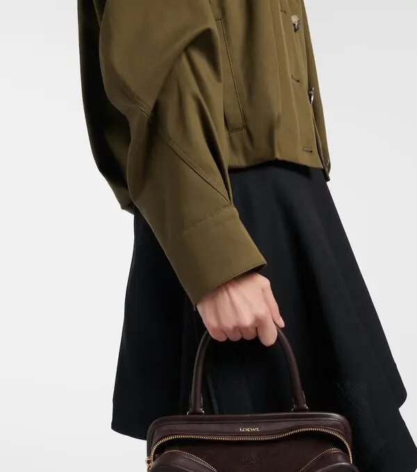 Loewe Cotton And Silk Jacket - Green