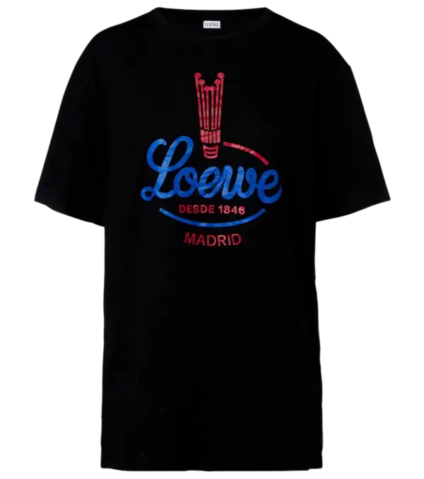 Loewe Logo Jersey T-shirt - Black