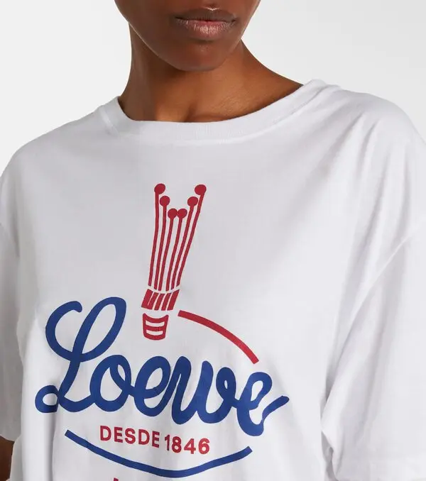 Loewe Logo Jersey T-shirt - White