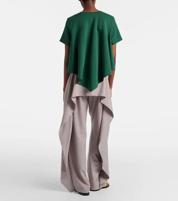 Loewe Draped Wide-leg Pants - Beige
