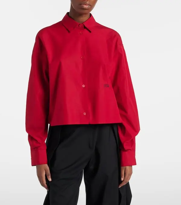 Loewe Cropped Cotton Shirt