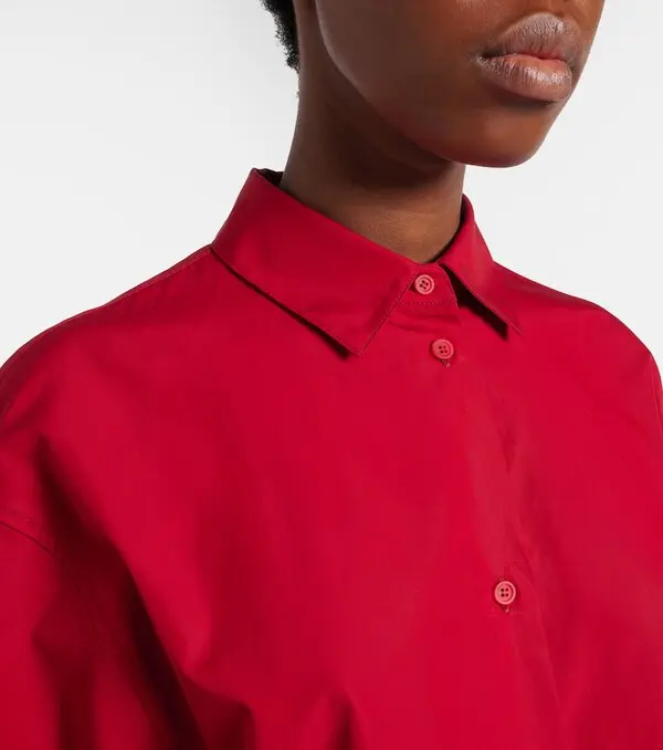Loewe Cropped Cotton Shirt