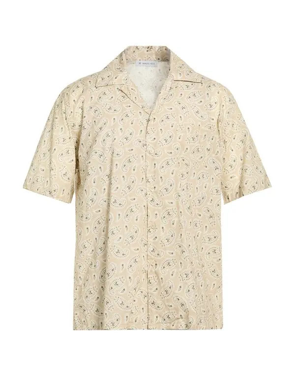 MANUEL RITZ Shirt Size Cotton - Beige