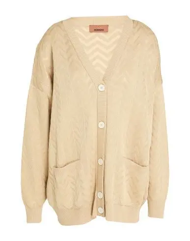 Missoni Cardigan With Signature Print - Beige