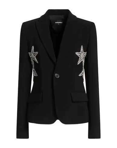 Dsquared2 Single-breasted Blazer With Appliqués