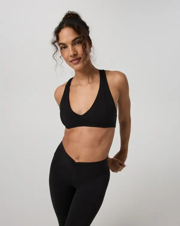 Vuori Allthefeels™ Shirred Bra - Black