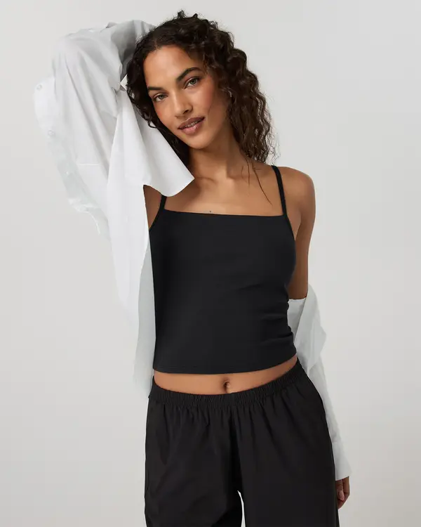 Vuori Pose Support Cami - Black