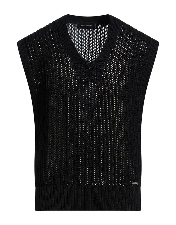 Dsquared2 Cotton Knit Sleeveless Sweater