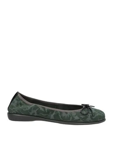 The Flexx Ballet Flats In Suede - Green