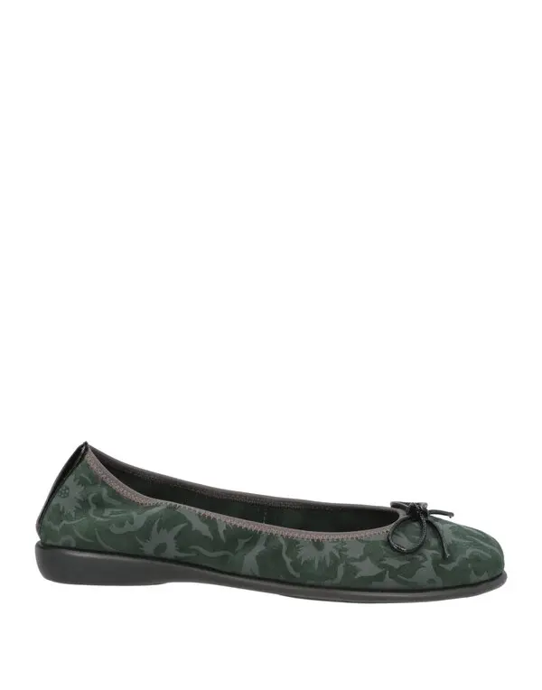 The Flexx Ballet Flats In Suede - Green