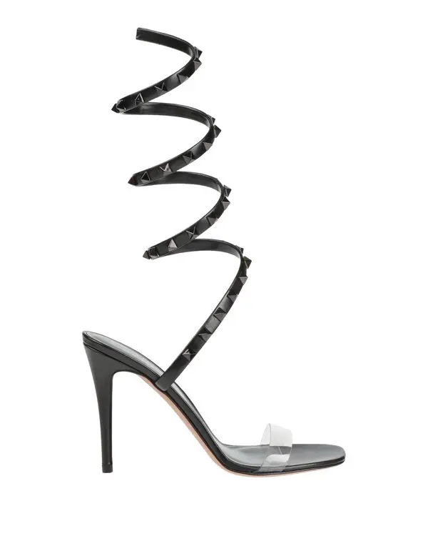 Valentino Garavani Sandals With Studs - Black