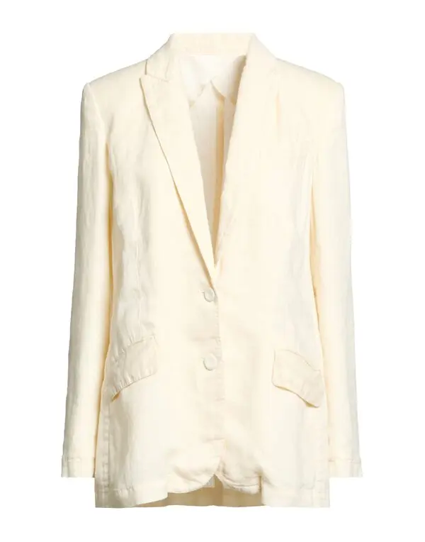 120% Lino Linen Single-breasted Blazer