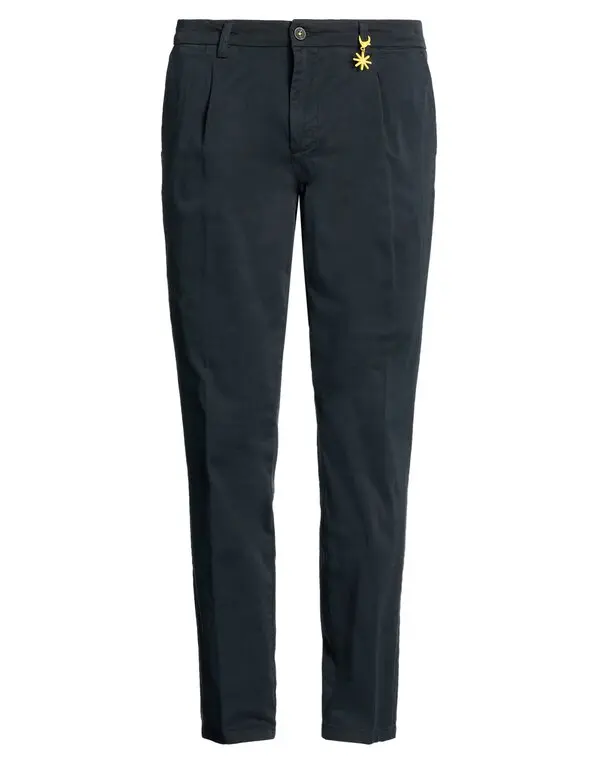 MANUEL RITZ Twill Chino Pants - Blue