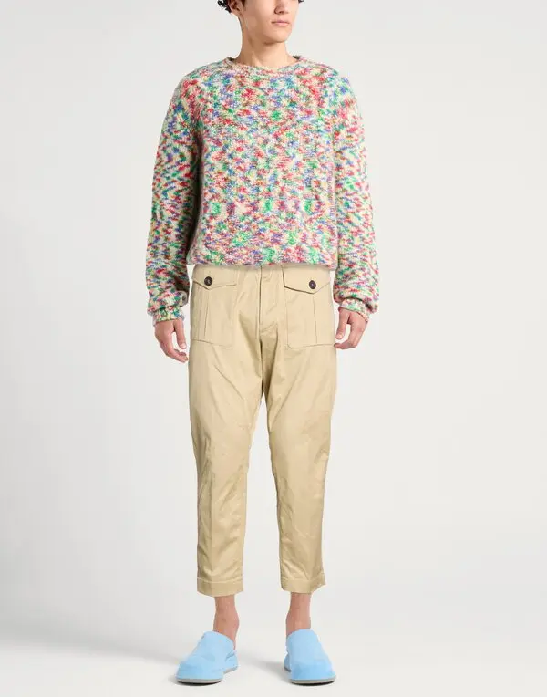 Dsquared2 Casual Cotton Blend Trousers - Beige