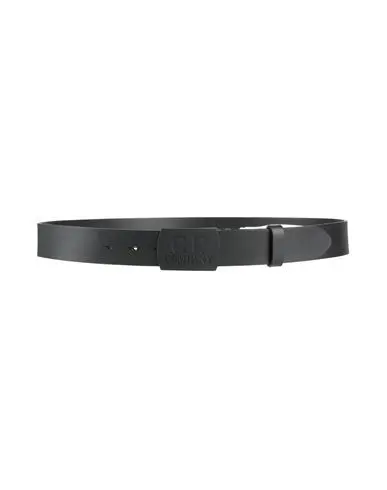 C.P. COMPANY Leather Belt - Black