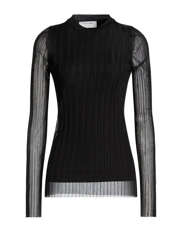 Sportmax Tulle Pleated Top - Black