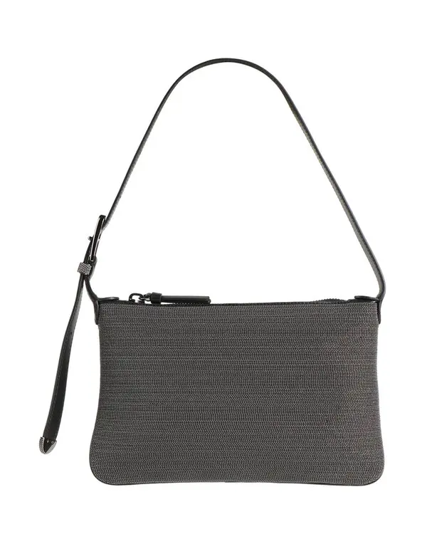 Brunello Cucinelli Leather Baguette Bag