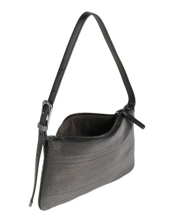Brunello Cucinelli Leather Baguette Bag