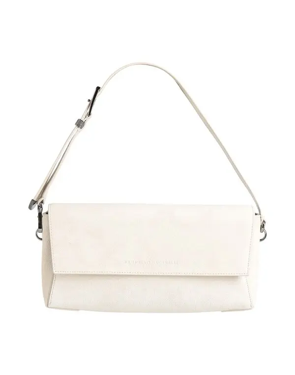 Brunello Cucinelli Leather Baguette Bag